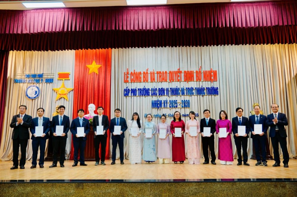 Hoạt động Hue-UMP | Lễ công bố và trao quyết định bổ nhiệm Phó Trưởng các đơn vị thuộc và trực ...